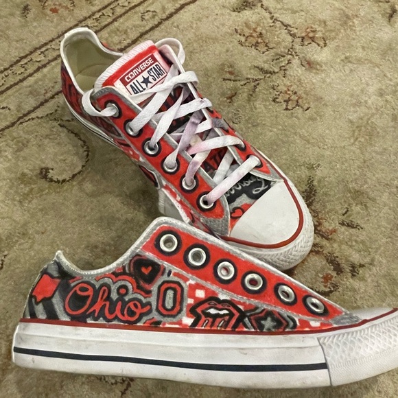 Converse | Shoes | Osu Ohio State Univ Converse Sneakers | Poshmark